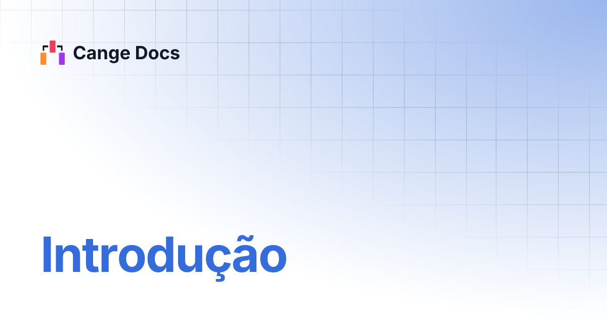 Introdução | Cange Docs